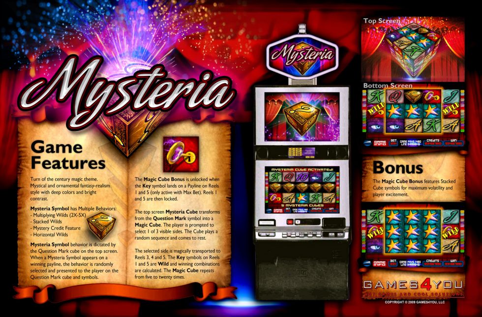 Mysteria: Casino Video Slot Machine Game Design - Rob Knapp Design